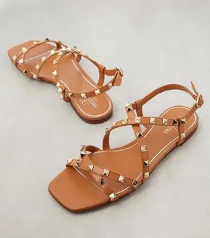 Valentino Garavani Rockstud Leather Sandals
