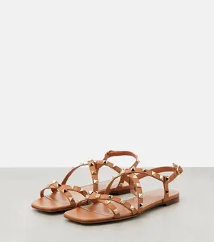 Valentino Garavani Rockstud Leather Sandals