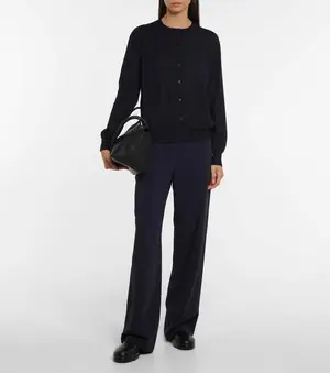 THE ROW Battersea Cashmere Cardigan - Blue