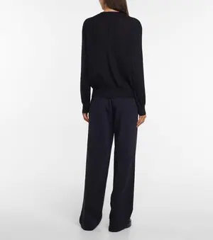 THE ROW Battersea Cashmere Cardigan - Blue
