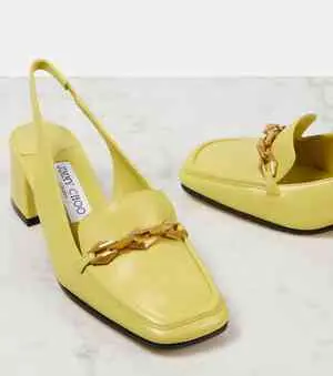 JIMMY CHOO Diamond Tilda Slingback Pumps - Yellow