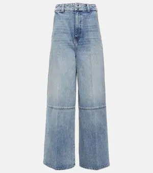 Khaite Isla High-rise Wide-leg Jeans
