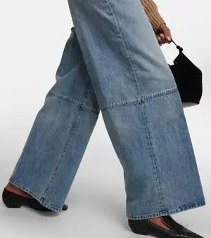 Khaite Isla High-rise Wide-leg Jeans
