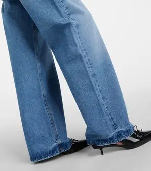 Jacquemus Le De-nimes Wide-leg Jeans - Blue
