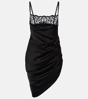 Jacquemus La Saudade Brodee Mini Dress - Black