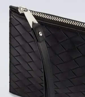 Bottega Veneta Intrecciato Large Leather Pouch