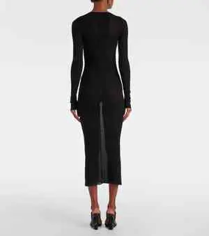 Rick Owens Knitted Midi Dress
