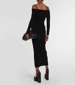 Altuzarra Ribbed-knit Cutout Top - Black