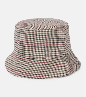 Ruslan Baginskiy Checked Bucket Hat
