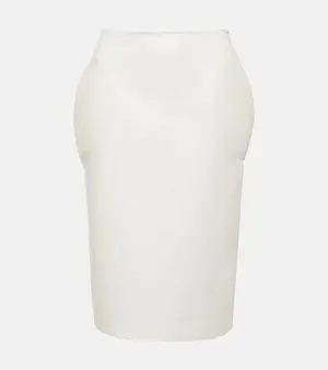 Alaïa Leather Pencil Skirt