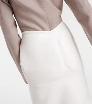 Alaïa Leather Pencil Skirt