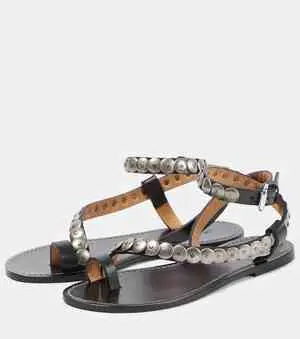 Isabel Marant Étoile Melte Studded Leather Sandals
