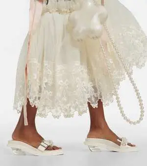 Simone Rocha Leather Slides