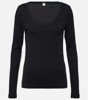 TOTEME Cotton-blend T-shirt