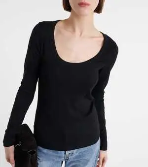 TOTEME Cotton-blend T-shirt