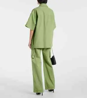 Stella McCartney Oversized Cotton Canvas Shirt
