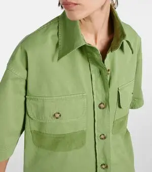 Stella McCartney Oversized Cotton Canvas Shirt