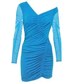 SELF-PORTRAIT Ruched Minidress