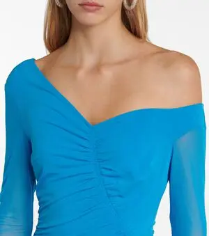 SELF-PORTRAIT Ruched Minidress