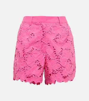 SELF-PORTRAIT Floral Patterned Shorts