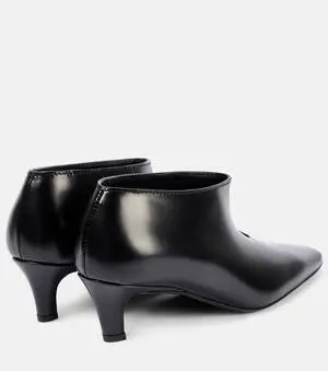 TOTEME Wide Shaft Leather Ankle Boots