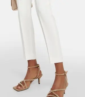 Brunello Cucinelli Tailored Crepe Pants - White
