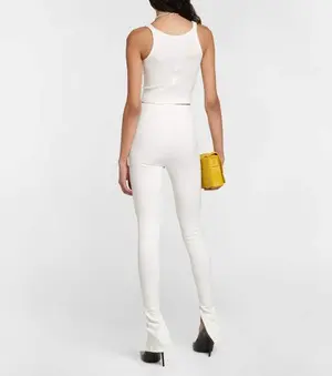 Wardrobe.NYC X Hailey Bieber Cropped Ribbed Tank Top