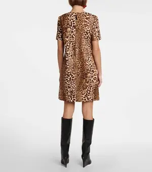 Carolina Herrera Leopard-print Mini Dress