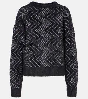 Missoni Zig Zag Metallic Knit Sweater