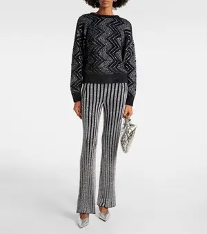 Missoni Zig Zag Metallic Knit Sweater