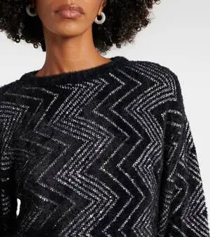Missoni Zig Zag Metallic Knit Sweater