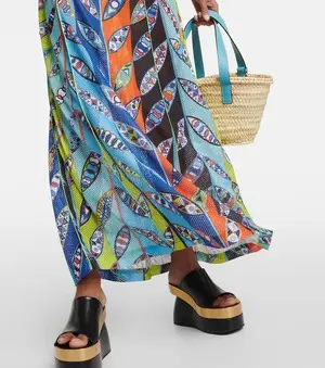 Emilio Pucci Girandole Printed Maxi Dress