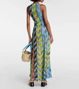 Emilio Pucci Girandole Printed Maxi Dress