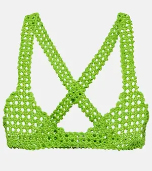 ROBERTA EINER Element Crochet Cotton Bralette