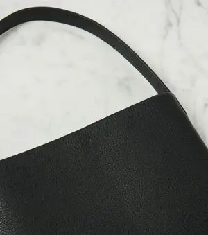 THE ROW Park Small Leather Tote Bag - Black