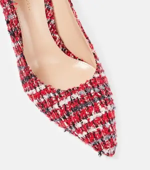 GIANVITO ROSSI Boucle Pointed-toe Pumps