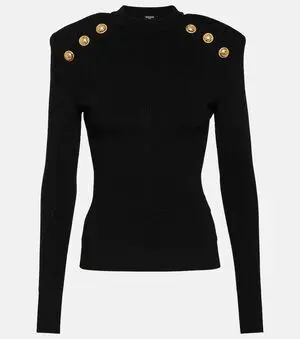 Balmain Embellished Sweaters For Women