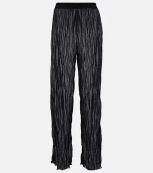 Jade Swim Mika High-rise Straight Pants - Black