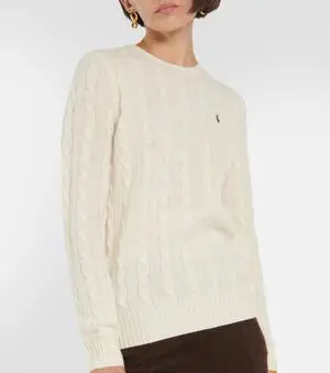 Polo Ralph Lauren Cable-knit Cotton Sweater - White