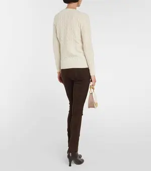 Polo Ralph Lauren Cable-knit Cotton Sweater - White