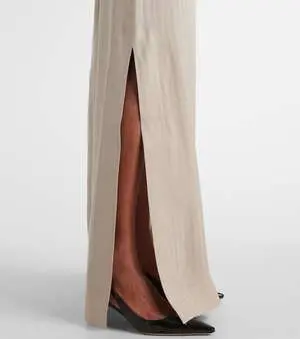 TOM FORD Striped Belted Shirt Dress
