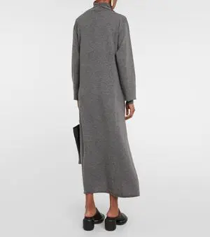 JIL SANDER Cashmere Turtleneck Midi Dress