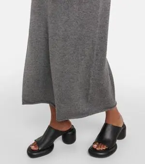 JIL SANDER Cashmere Turtleneck Midi Dress