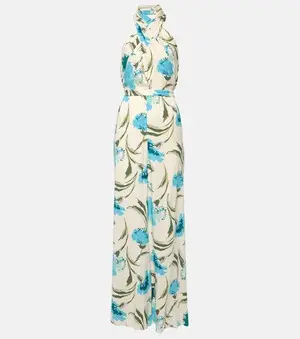 Diane Von Furstenberg Cort Floral Jumpsuit - Multicoloured
