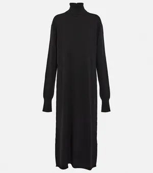 JIL SANDER Cashmere Midi Dress