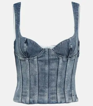 Off-White Denim Bustier