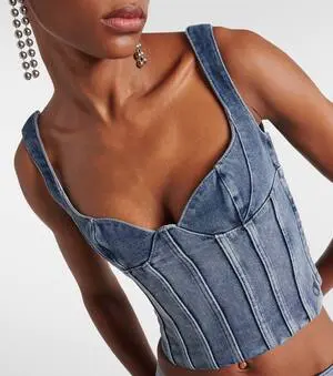 Off-White Denim Bustier