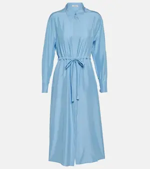 Dorothee Schumacher Heritage Ease Silk Midi Dress