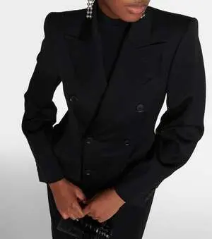 Balenciaga Structured Double-breasted Wool Coat