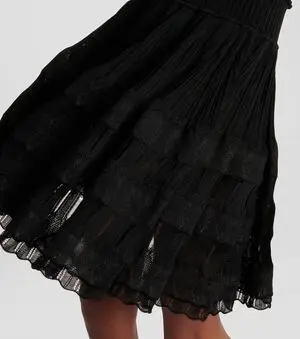 Alaïa Crinoline Mini Dress - Black